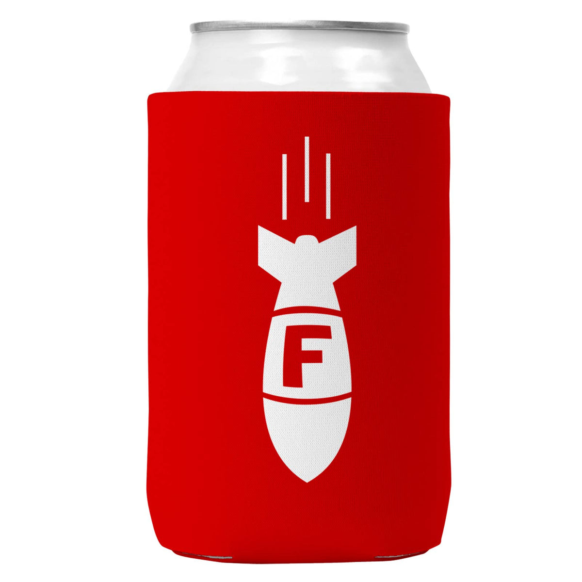 F-Bombs Dropping Can Coozie Cooler for 12oz Cans — WI-Wear
